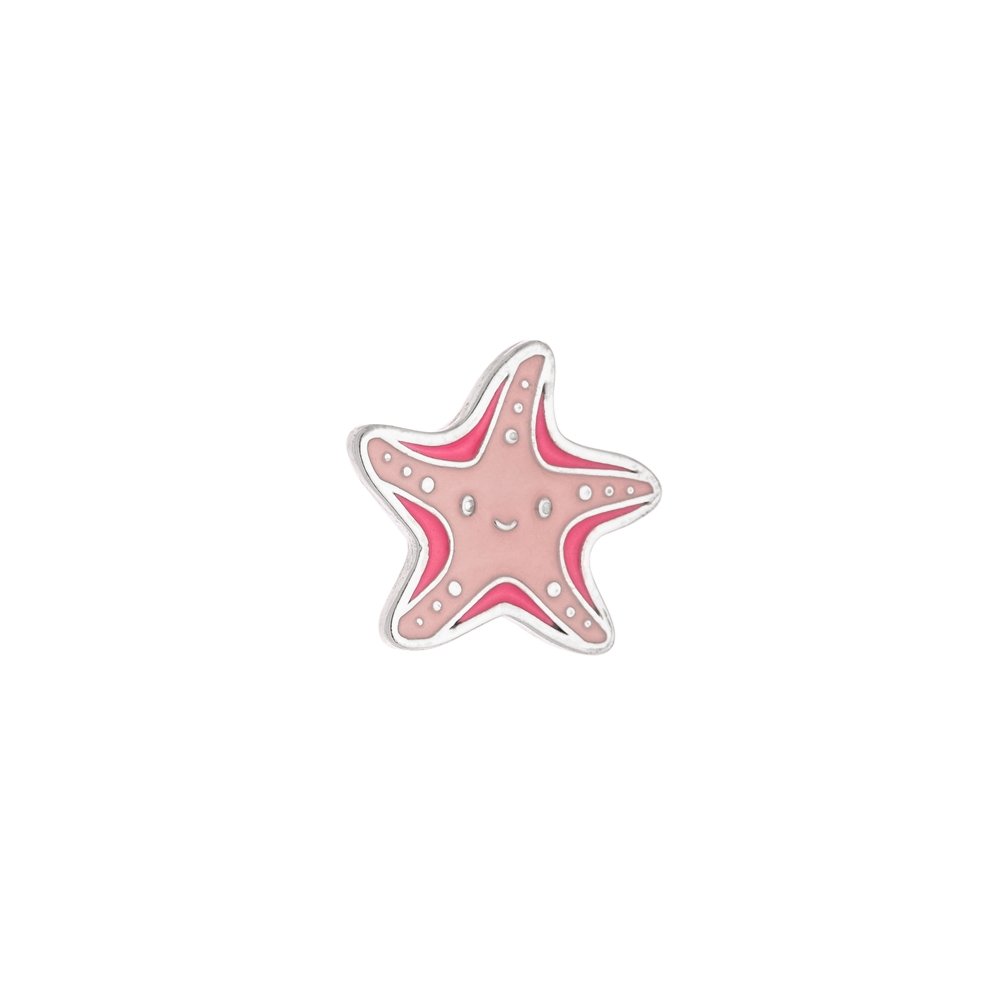 GEEBEE PINS - PIN ESTRELA FOFINHA PRATA RESINADO