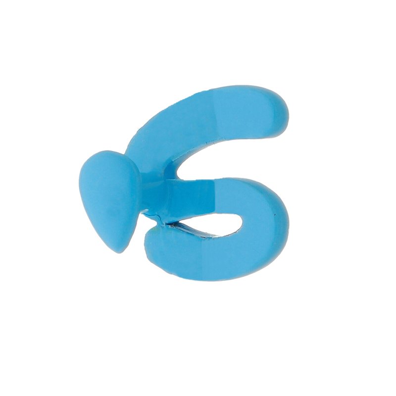 GEEBEE PINS - PIN LETRA S AZUL LISO