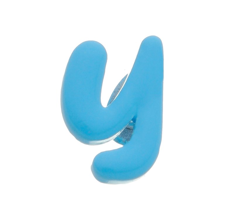 GEEBEE PINS - PIN LETRA Y AZUL LISO